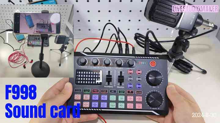 Streaming Mixer Board Podcast Gaming Audio Sound Board
