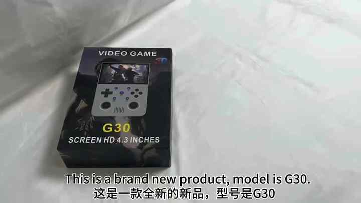 G30 Portable TV Gaming Console Handheld Game Console 4.3 Inch IPS ...