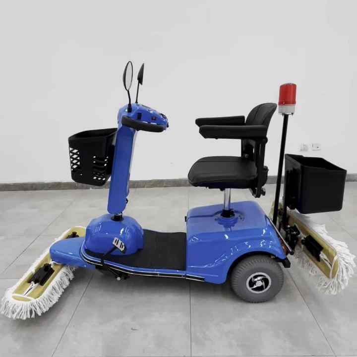 WAGE 2025 Ride-on Three-Wheel Dust Cart - Efficient Cleaning