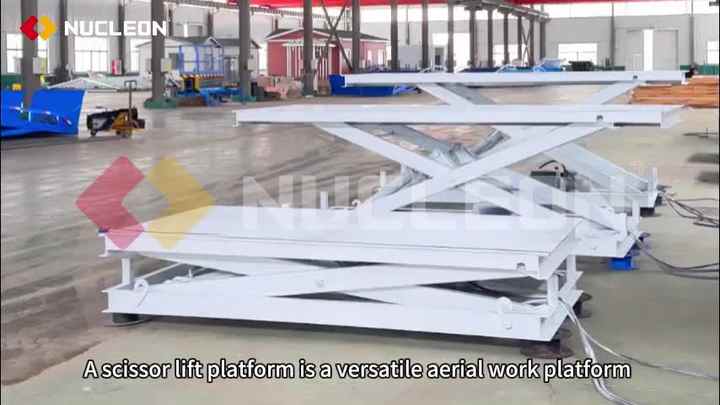 Extendable Mechanism Stationary Scissor Lift Platform 4m 6m 8m 10m 14m ...