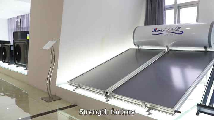 JIADELE Pressure Flat Panel Solar Collector Stainless Steel Geyser Solar Water Heater 300L ...