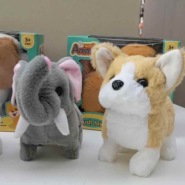 Walking Plush Animal Toy Bite Radish Rabbit Plush Toy Toddler ...