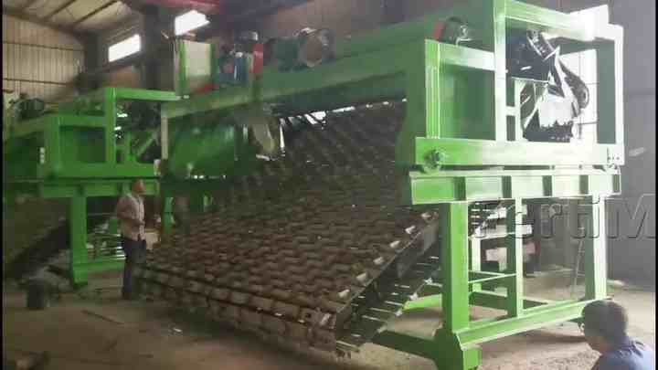 Automated Chain Plate Composting Machine for Chicken Duck Goose Manure ...