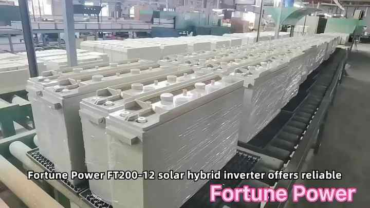 Fortune Power Solar Sealed Battery 12V 200Ah for Electric Vehicles Home ...