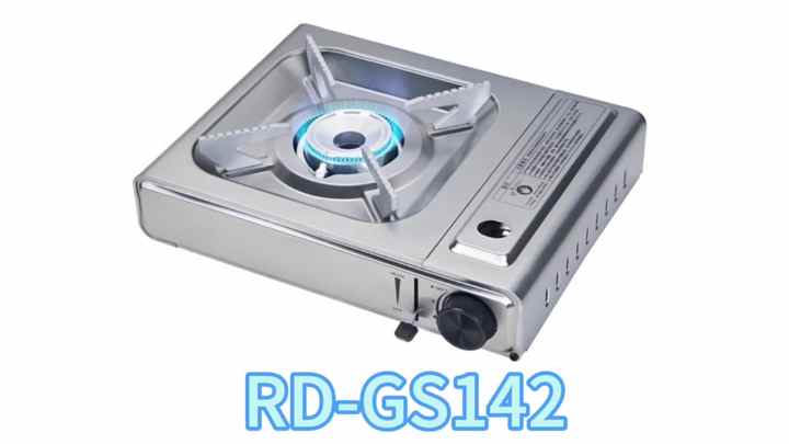 RIDA Portable Butane Camp Stove - 3100W Full Steel Die-Casting Body