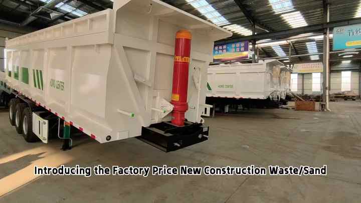 U-Shape Hydraulic Cylinder Rear End Dump Tipping Tipper Sand Ore Dumper ...
