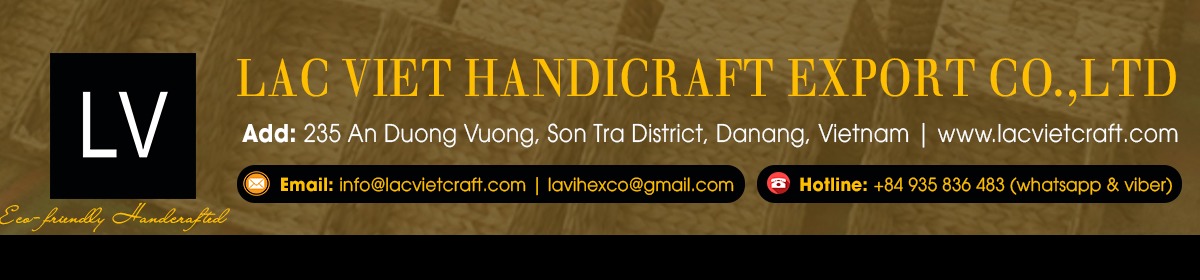 LAC VIET HANDICRAFT EXPORT COMPANY LIMITED - Serving trays, Rattan cabinet