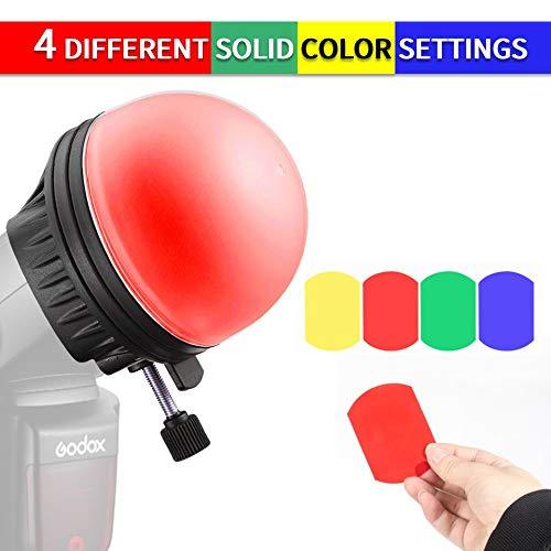 Premium Flash Diffuser Light Softbox Flash Accessory Kit Color Filter ...