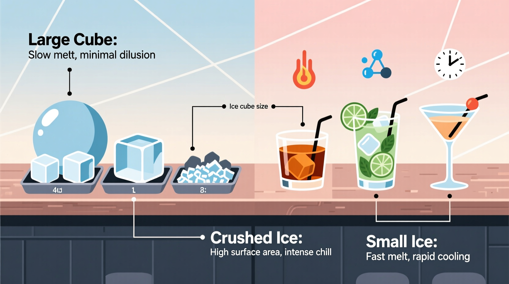 Why Do Some Cocktail Recipes Specify Exact Ice Cube Sizes