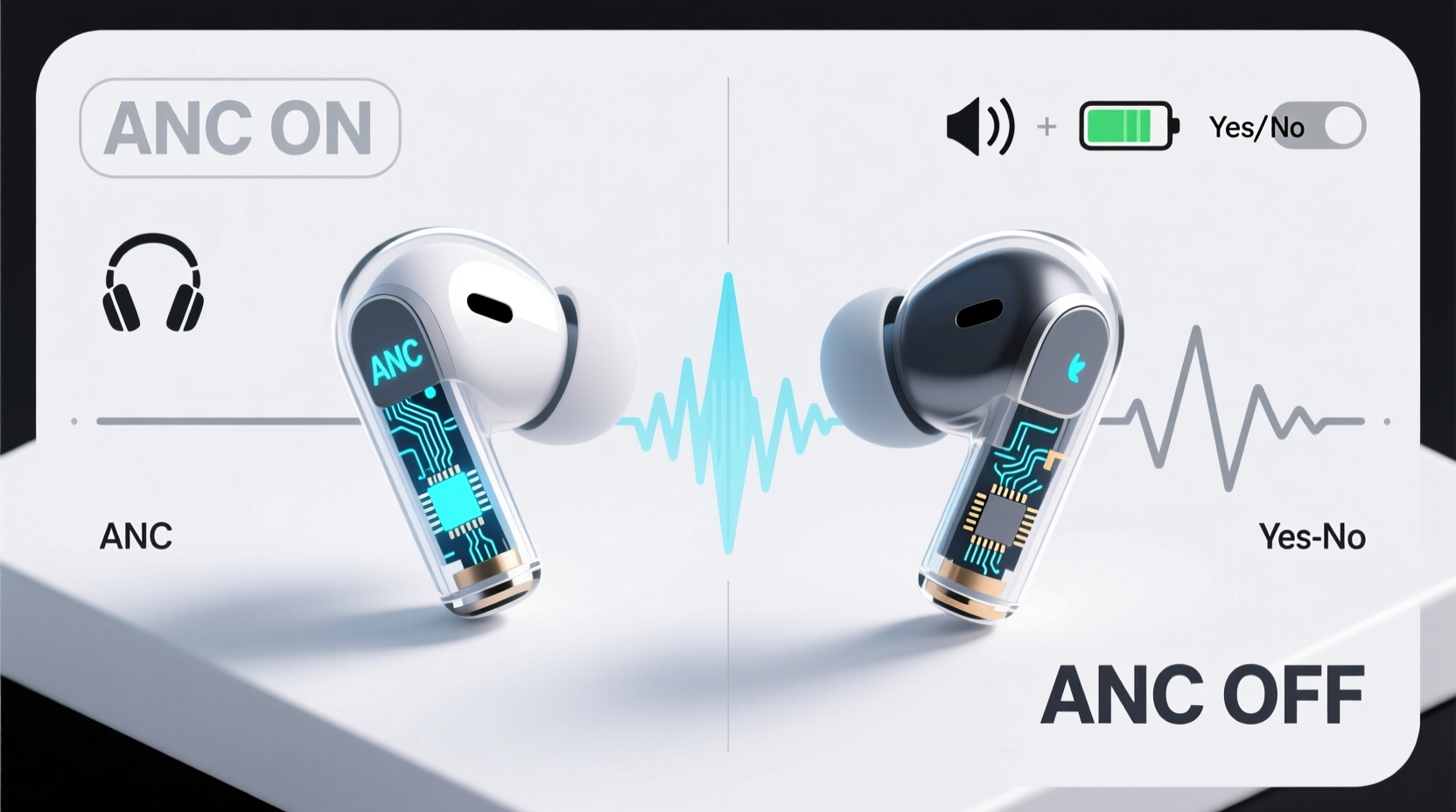 Wireless Earbuds With ANC Vs Without Is Noise Cancellation Necessary