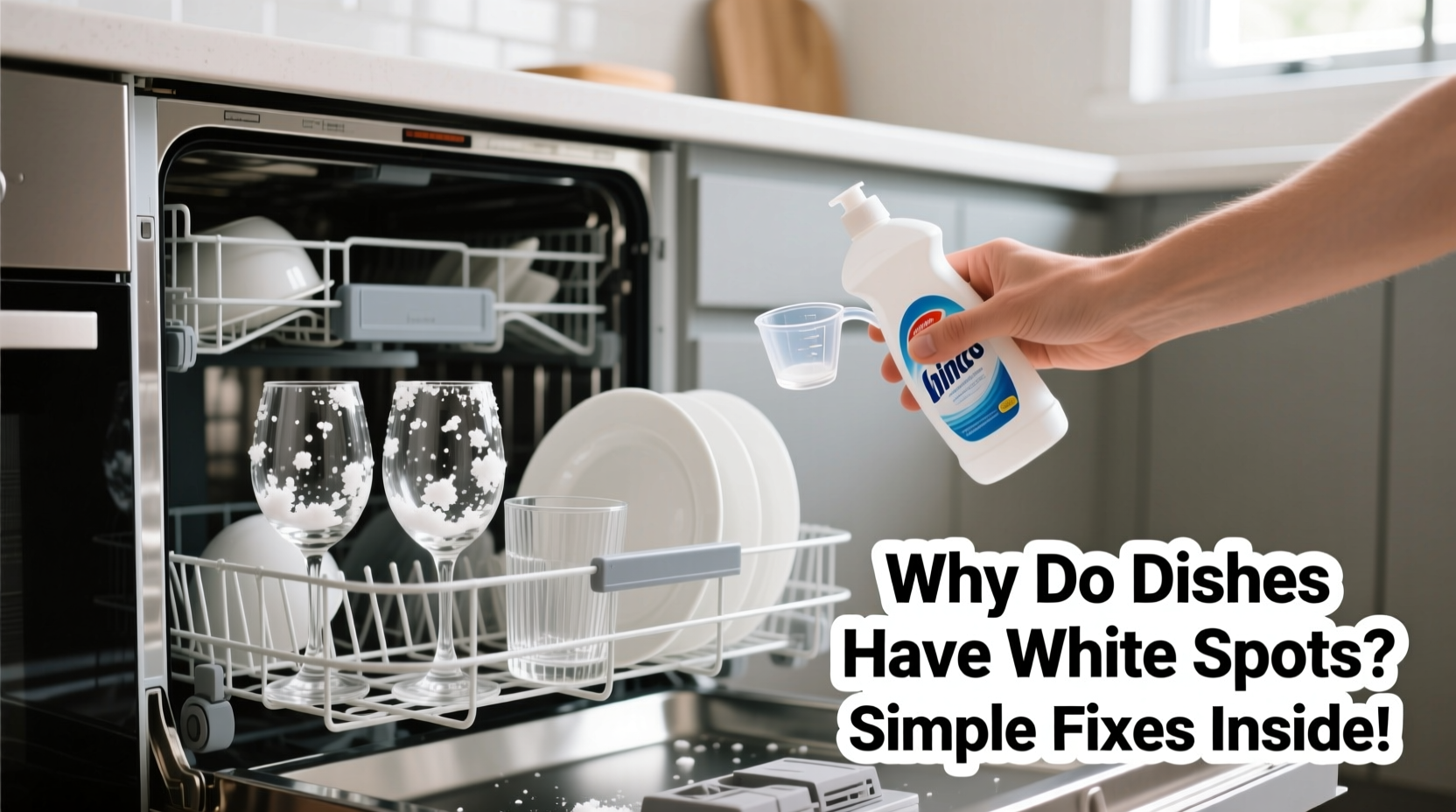 Why Does My Dishwasher Leave White Spots On Glasses Simple Fixes