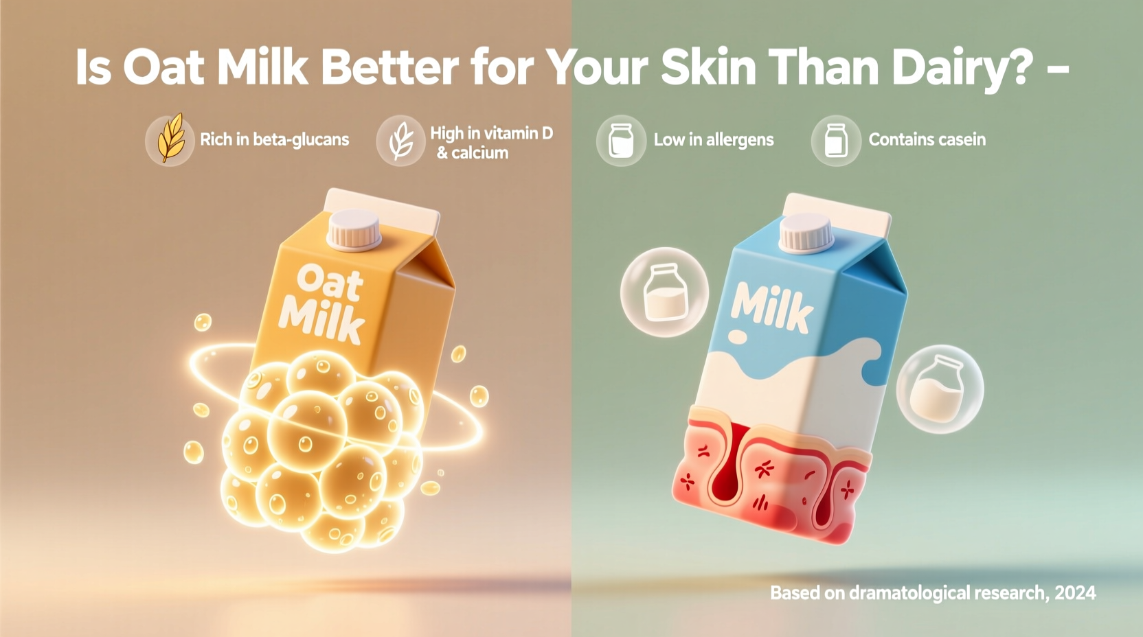 Is Oat Milk Better For Your Skin Than Dairy Or Just A Dietary Swap