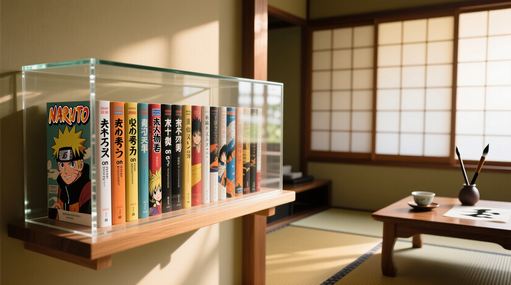 How To Display Manga Collections Without Spine Fading From Sunlight