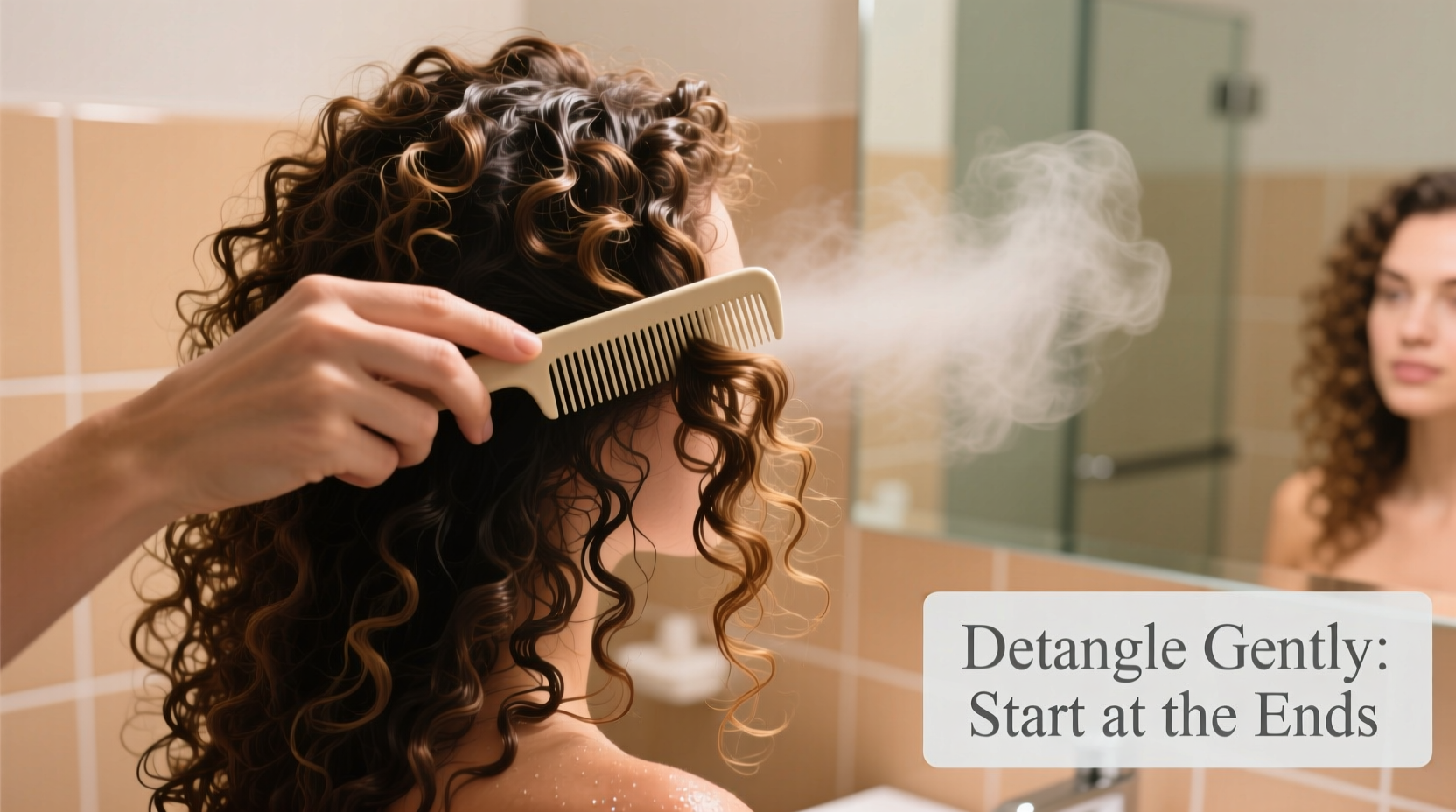 How To Detangle Curly Hair Without Causing Breakage Or Puffiness