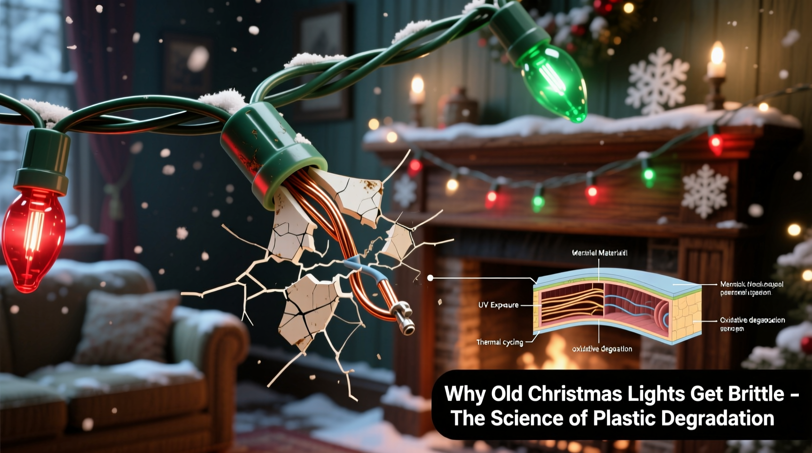 Why Do Old Christmas Lights Get Brittle Science Behind Plastic Degradation