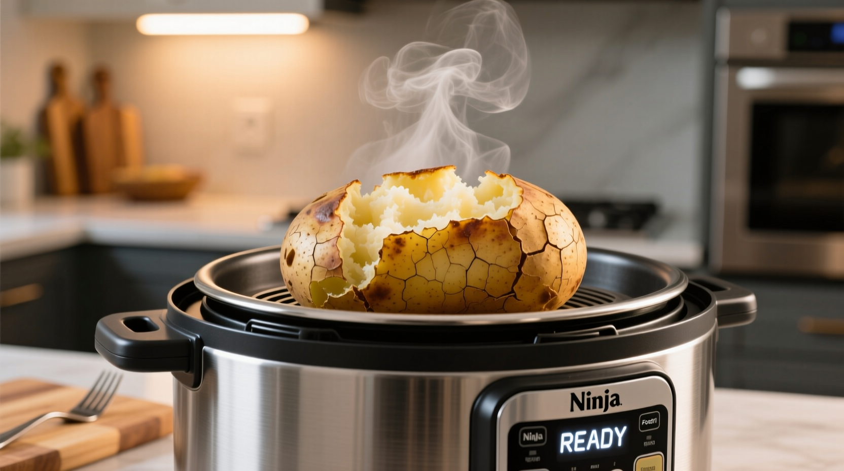 Perfect Ninja Foodi Baked Potato in 35 Minutes