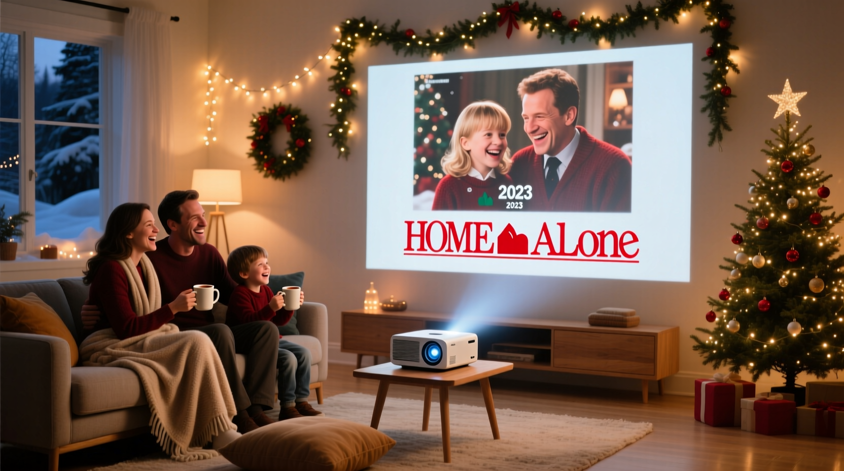 Best Portable Projectors For Indoor Christmas Movie Nights At Home