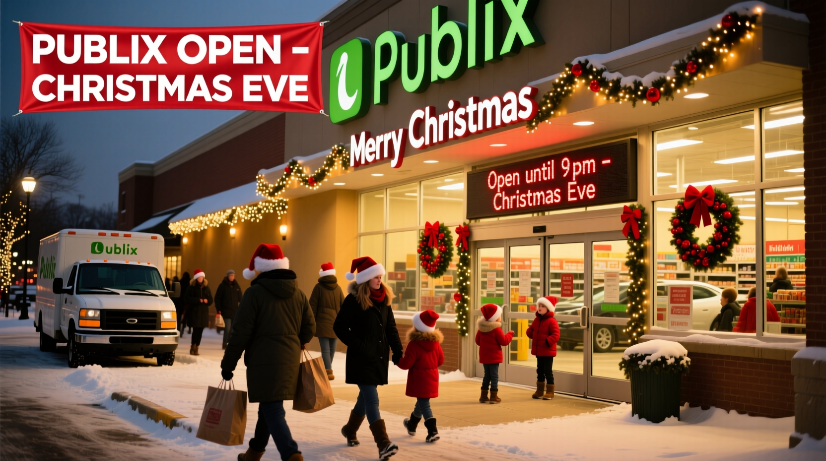 Is Publix Open on Christmas Eve?