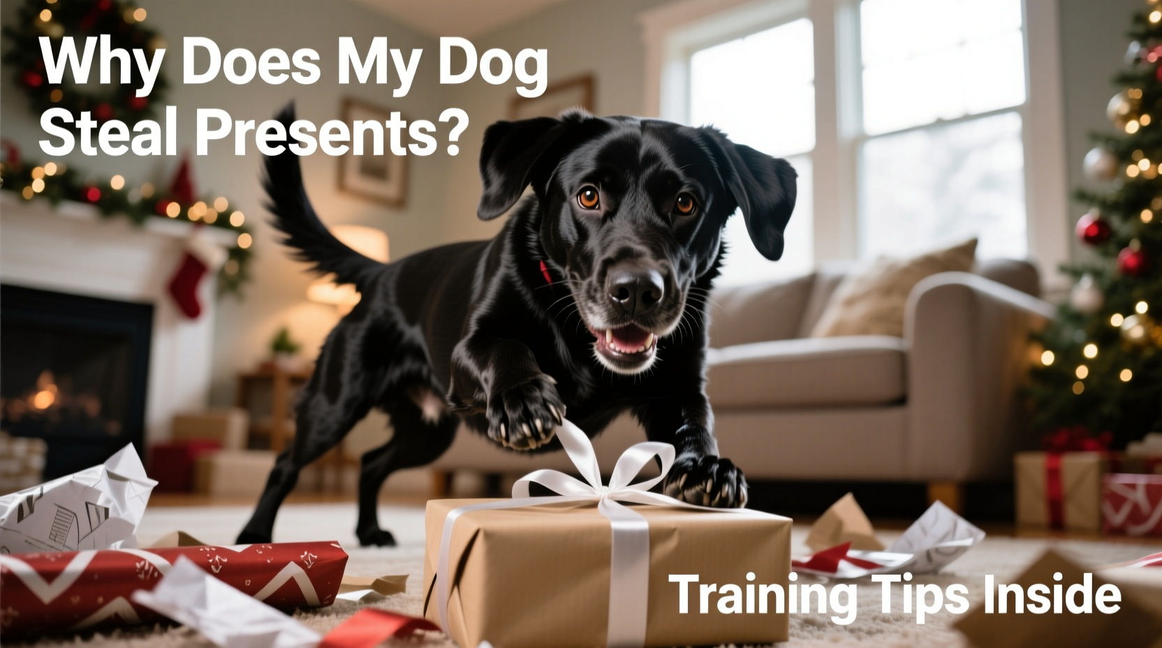 Why Does My Dog Steal Wrapped Presents And How To Train Him Otherwise