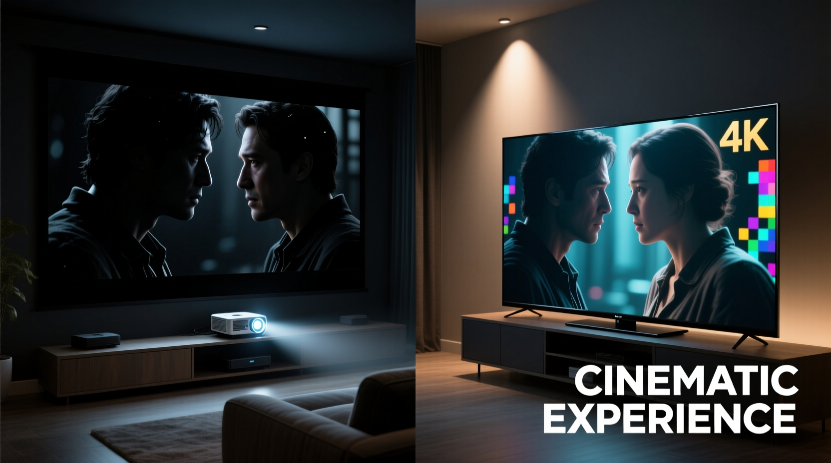 Projector Vs 4k Tv Is A Cinematic Experience Worth The Lack Of Brightness