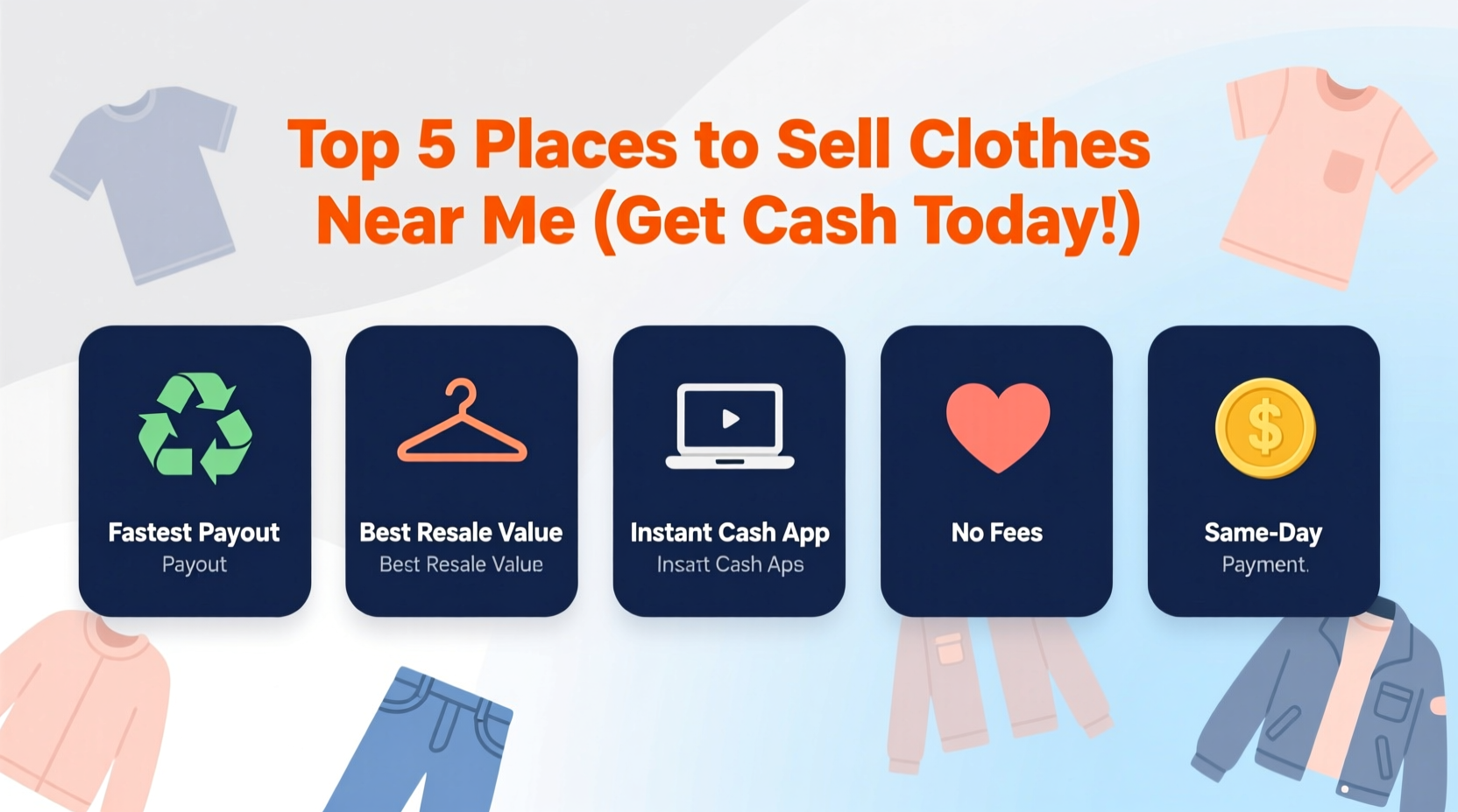 Top 5 Places to Sell Clothes Near Me (Get Cash Today!)