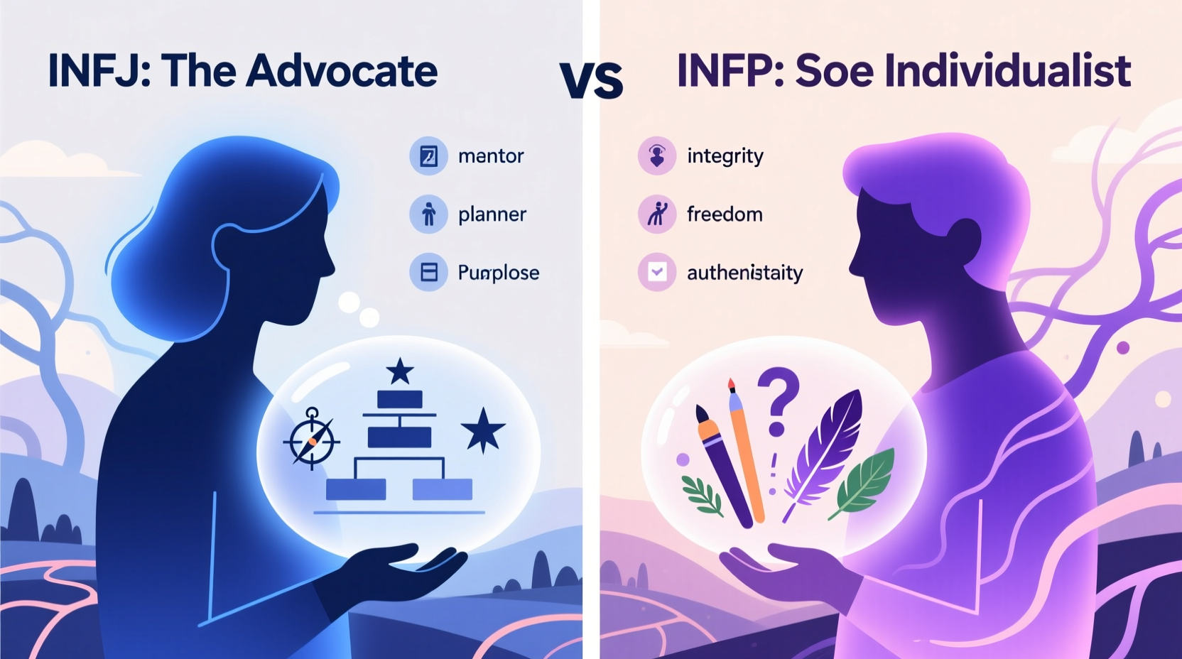 Infj Vs Infp How To Tell Which Introvert You Actually Are
