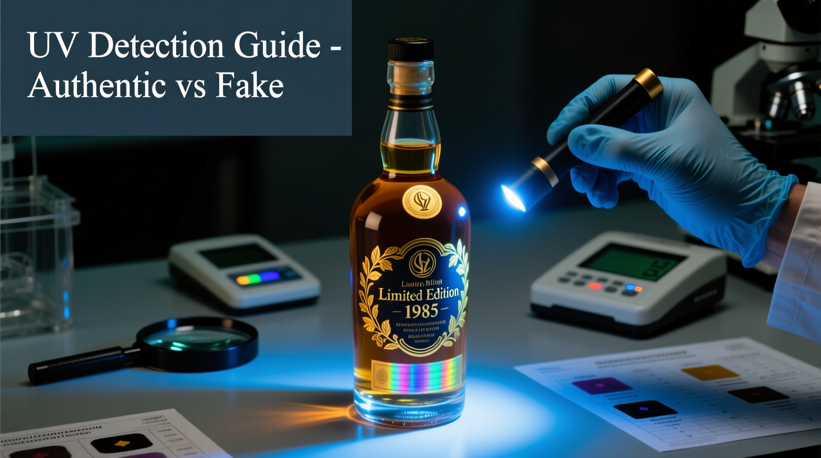 How To Detect Counterfeit Limited-edition Whiskey Bottles Using UV Light