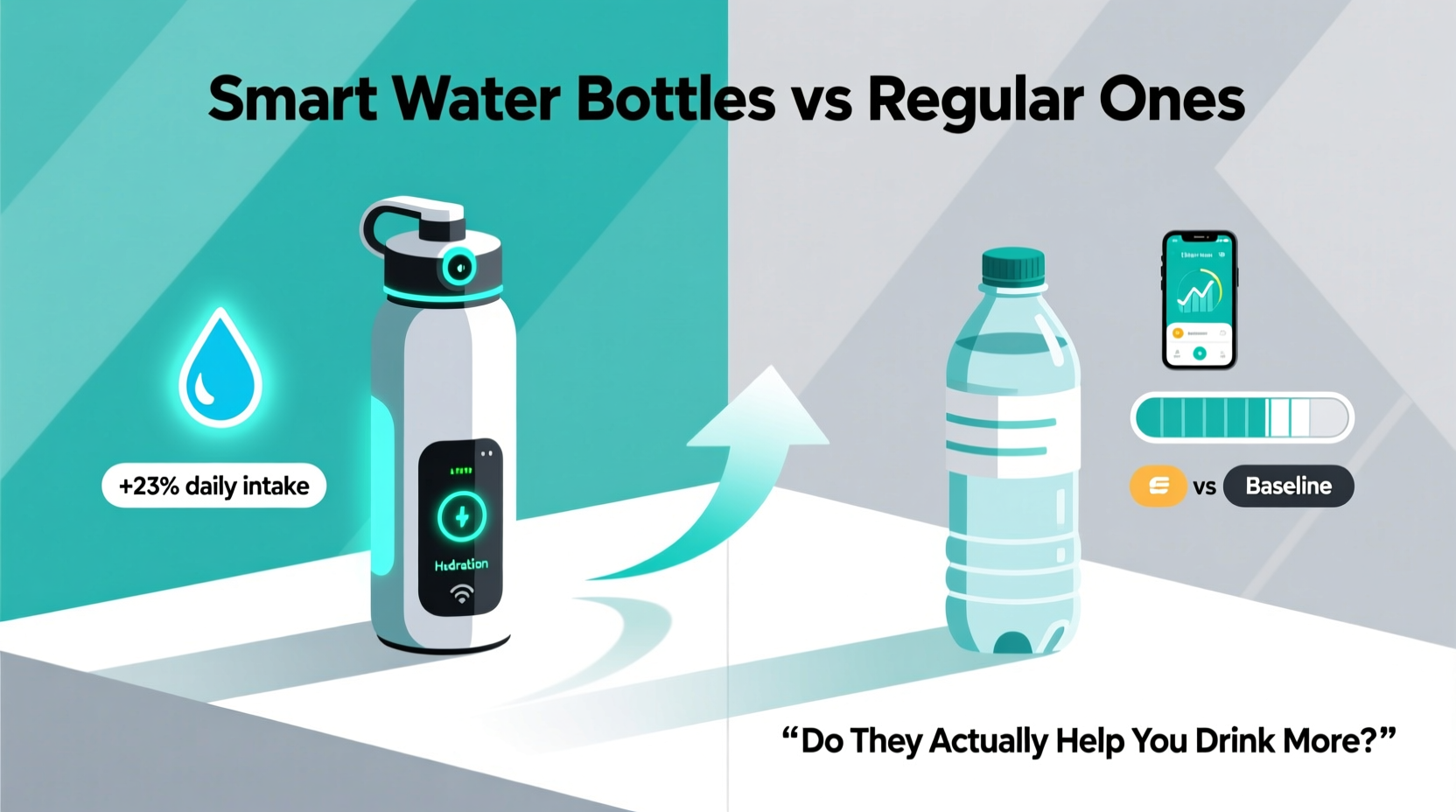 Smart Water Bottles Vs Regular Ones Do They Actually Help You Drink More