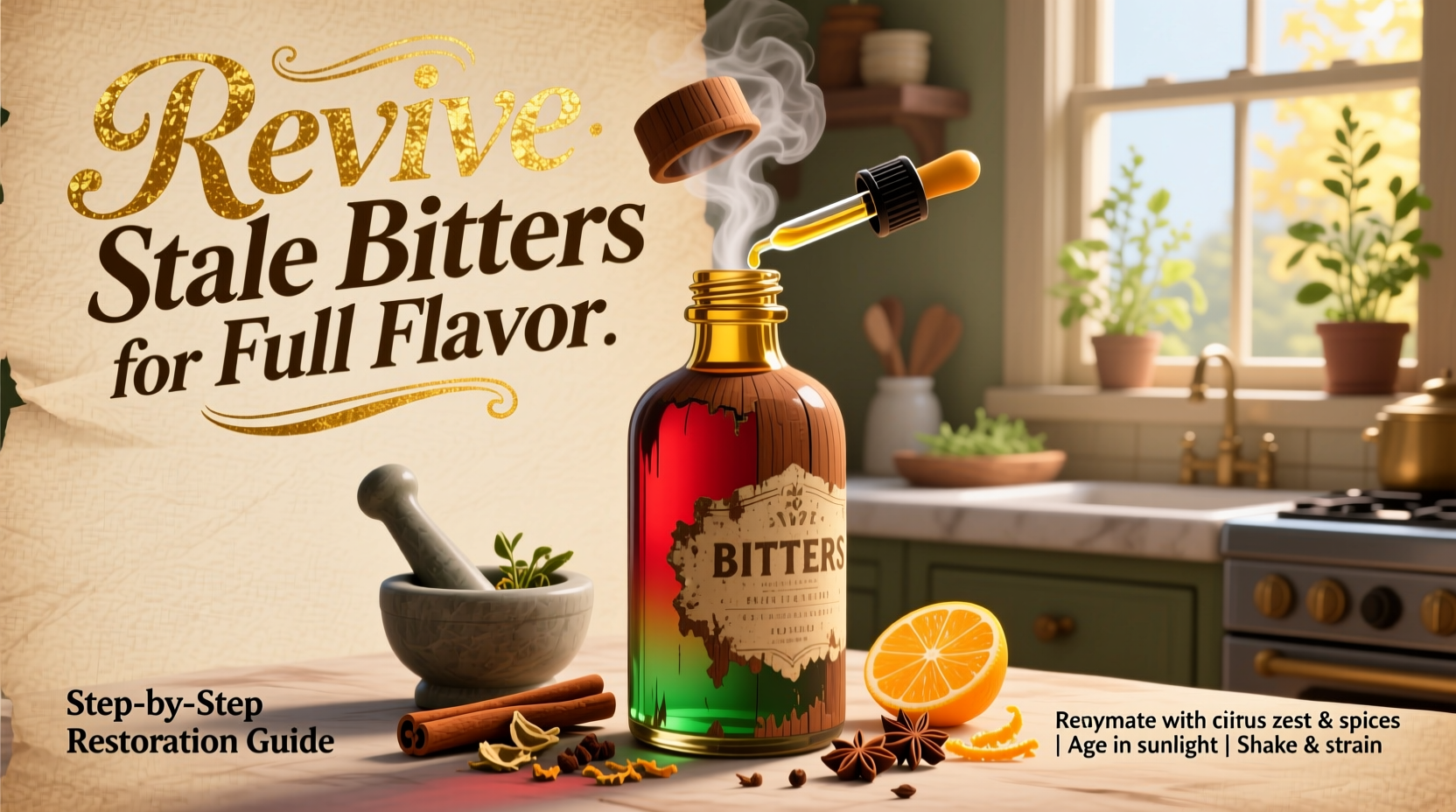 How To Revive Stale Cocktail Bitters For Full Flavor Return