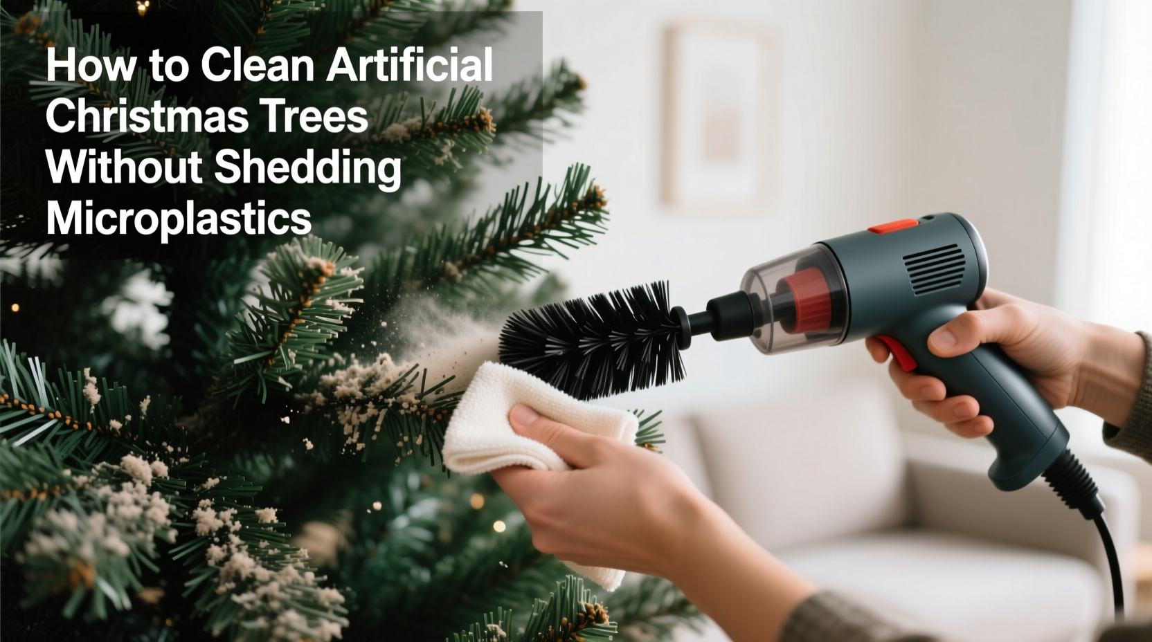 How To Clean Dusty Artificial Christmas Trees Without Shedding ...