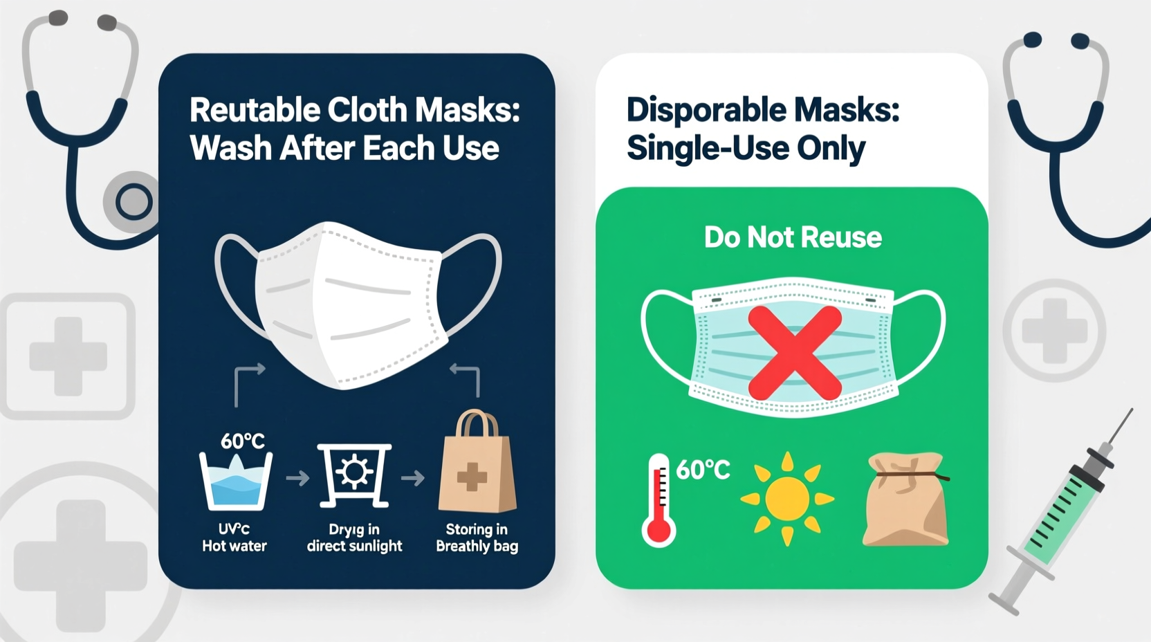 Can You Reuse Face Masks Safely And How To Sanitize Cloth Versions Properly
