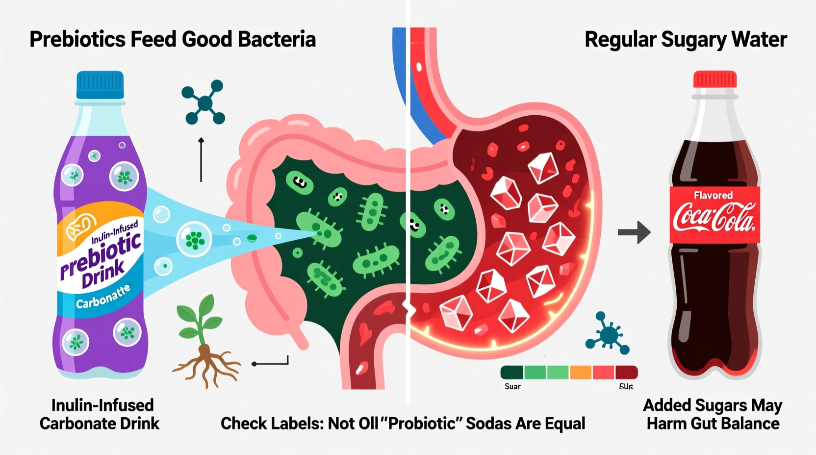 Are Prebiotic Sodas Actually Good For Gut Health Or Just Flavored Sugar ...
