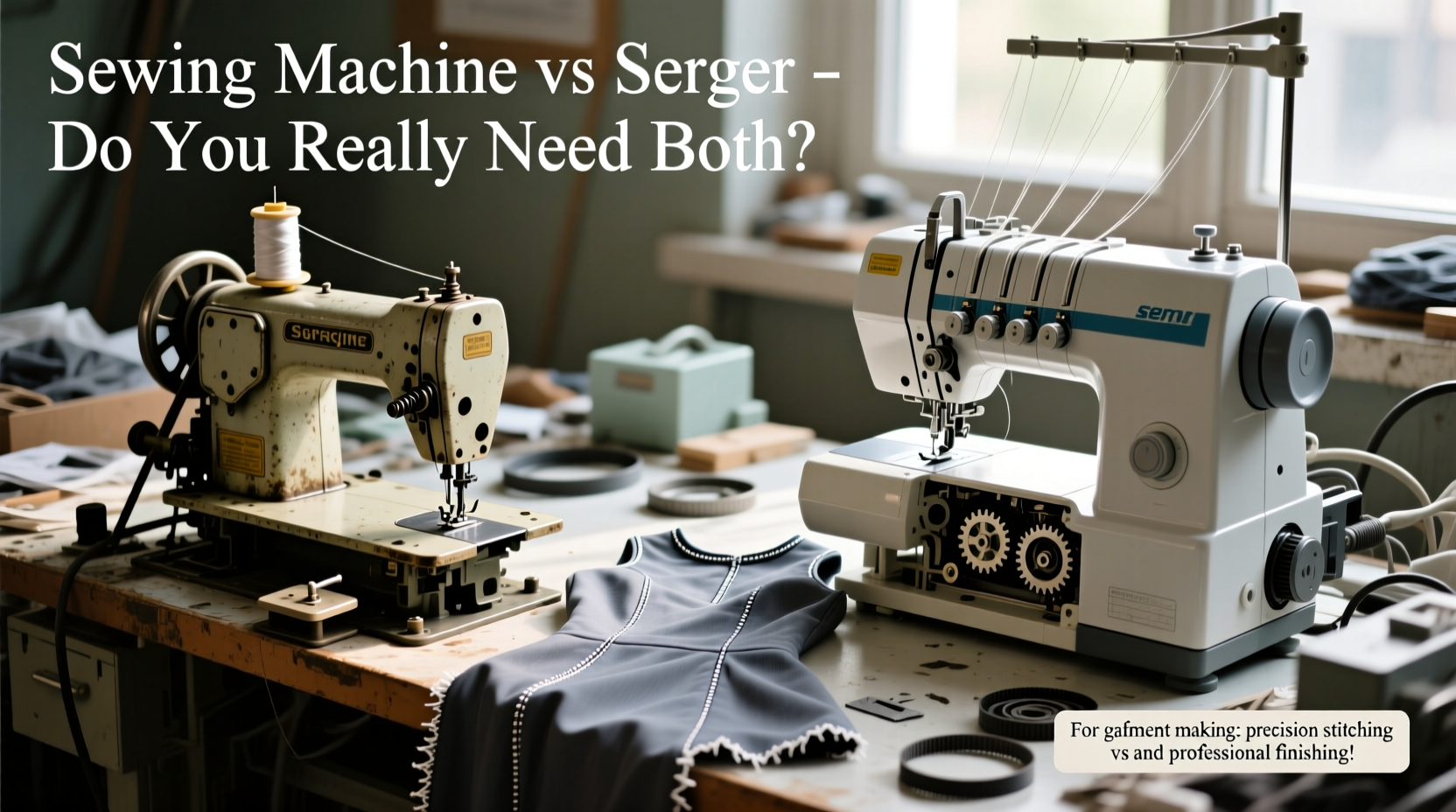 Sewing Machine Vs Serger Do You Really Need Both For Garment Making