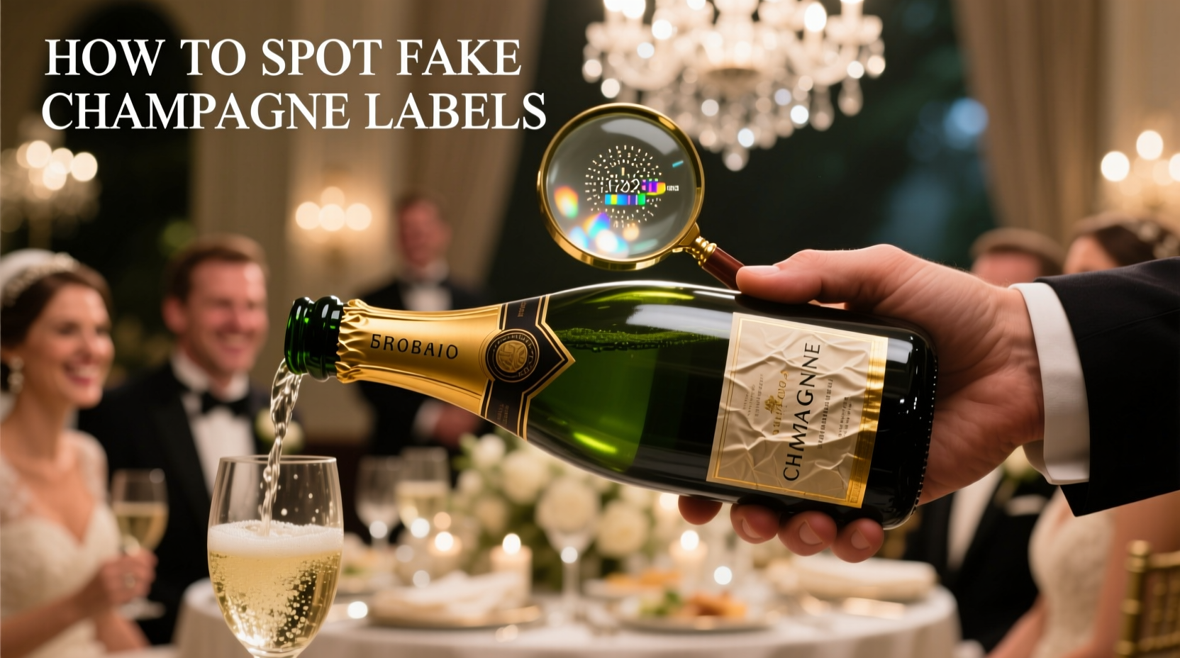How To Spot Fake Champagne Labels Before Uncorking At A Wedding Toast