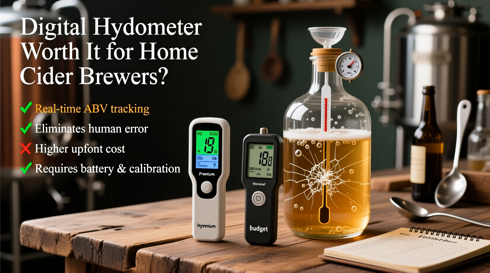 Is A Digital Hydrometer Worth It For Home Brewers Tracking Alcohol ...