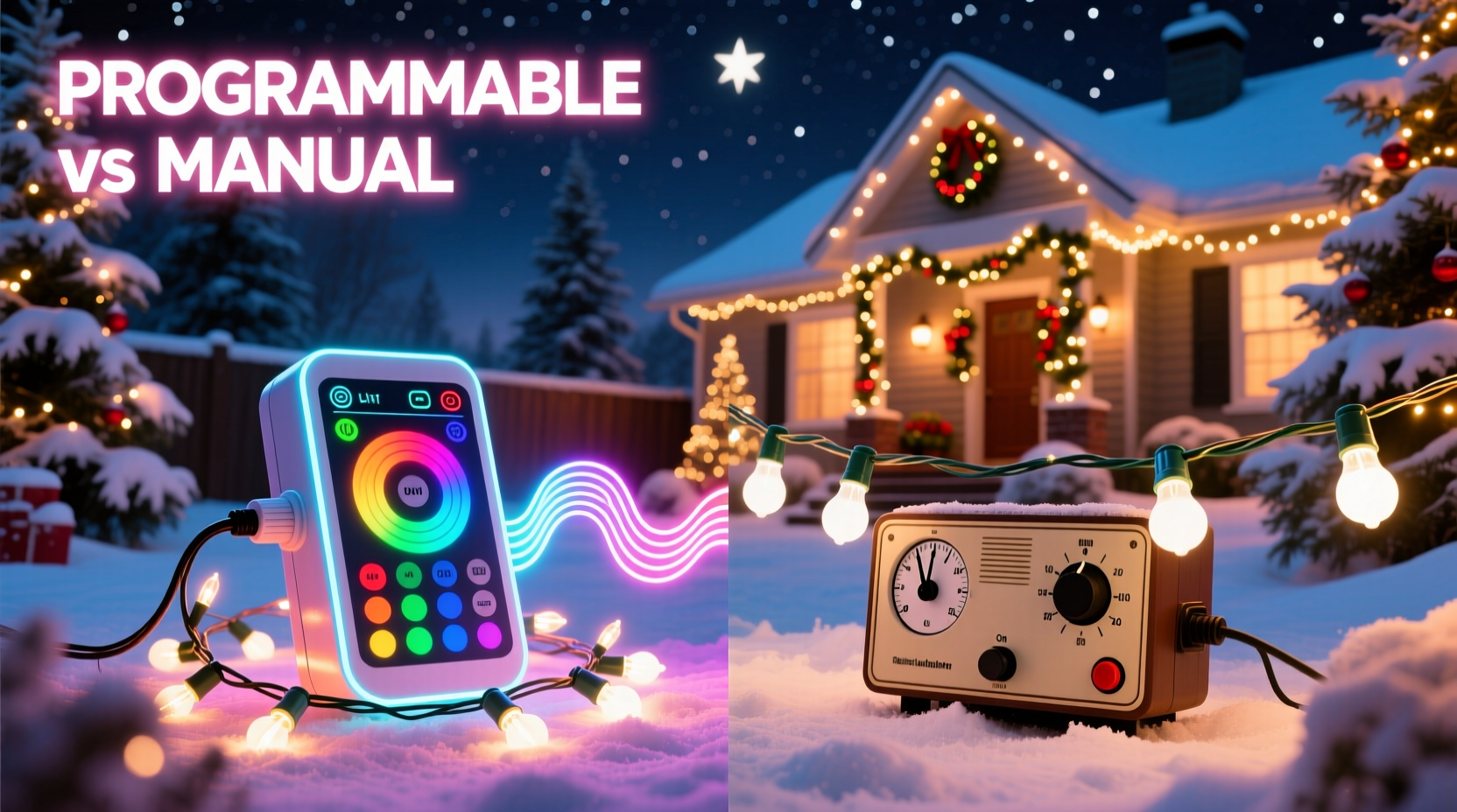 Programmable Christmas Light Controllers Vs Manual Timers Which Offers ...