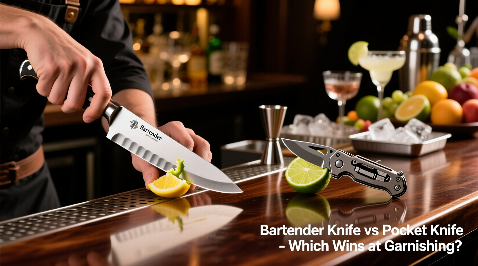 Bartender Knife Vs Pocket Knife Which One Handles Garnishes Better Behind The Bar
