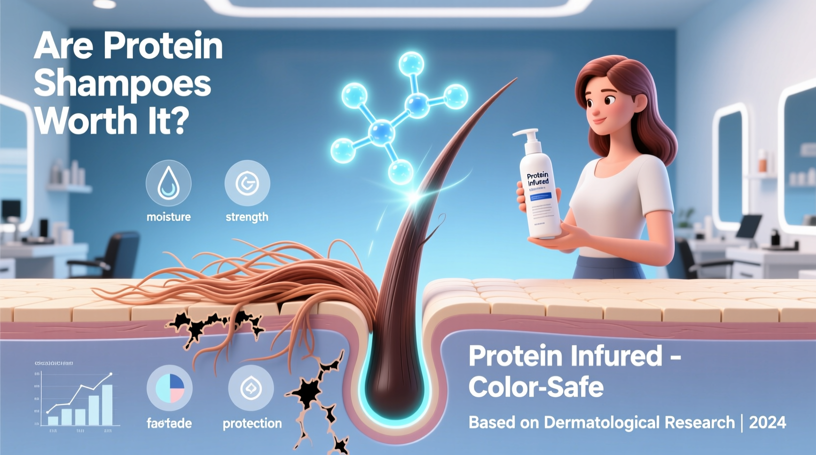 Are Protein Shampoos Worth The Hype For Damaged Color Treated Hair