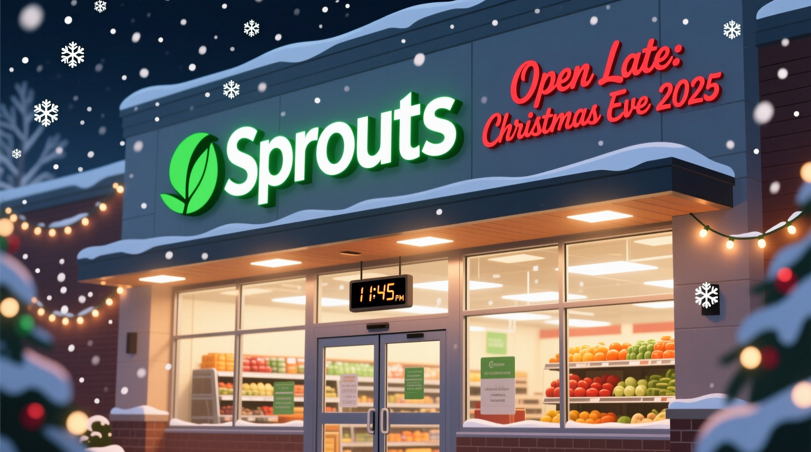 Is Sprouts Open on Christmas Eve 2025?