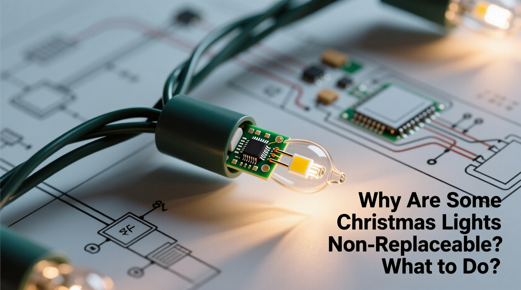 Why Are Some Christmas Lights Non Replaceable Bulbs What To Do