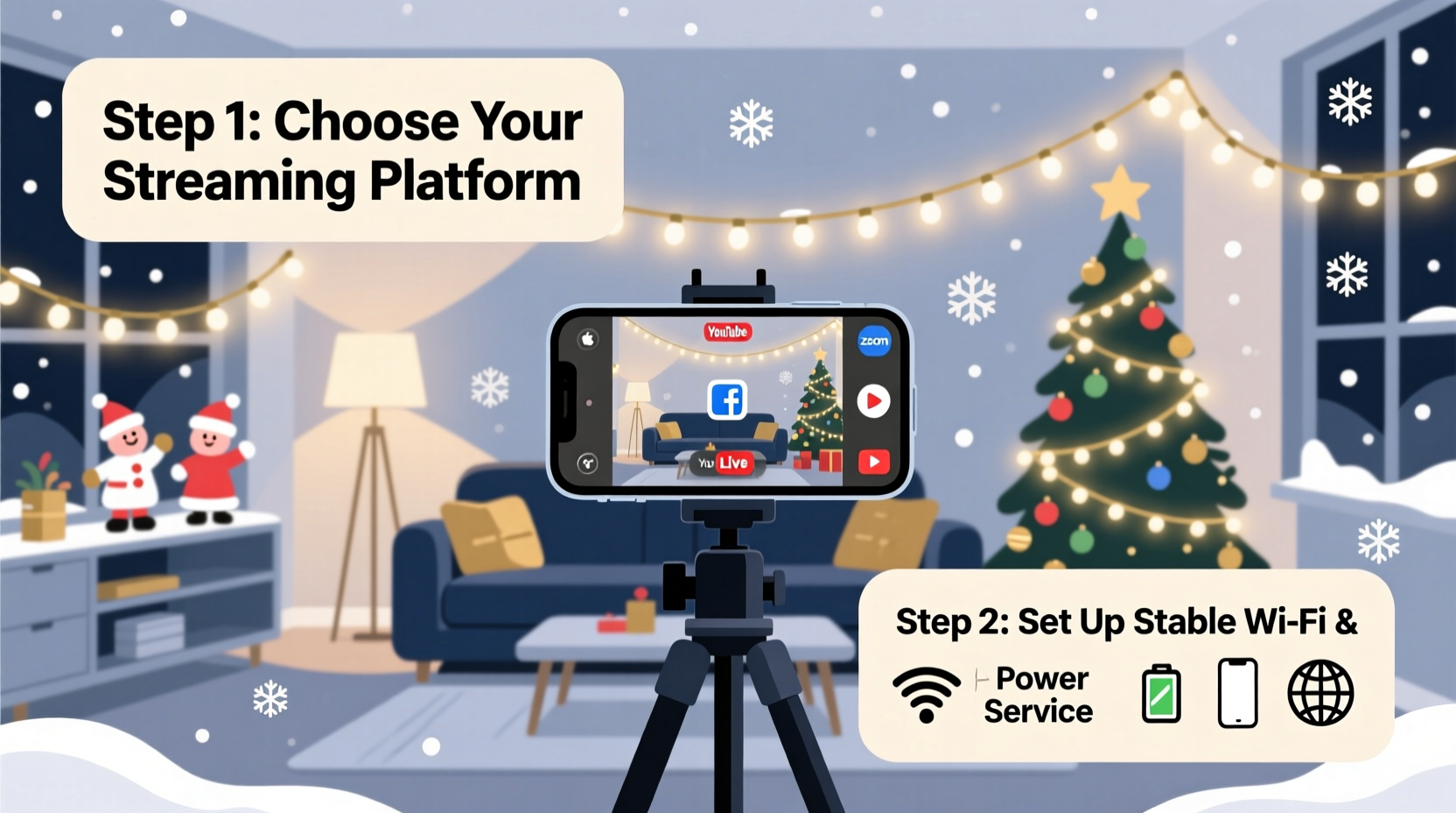 How To Livestream Your Christmas Light Show To Relatives Abroad