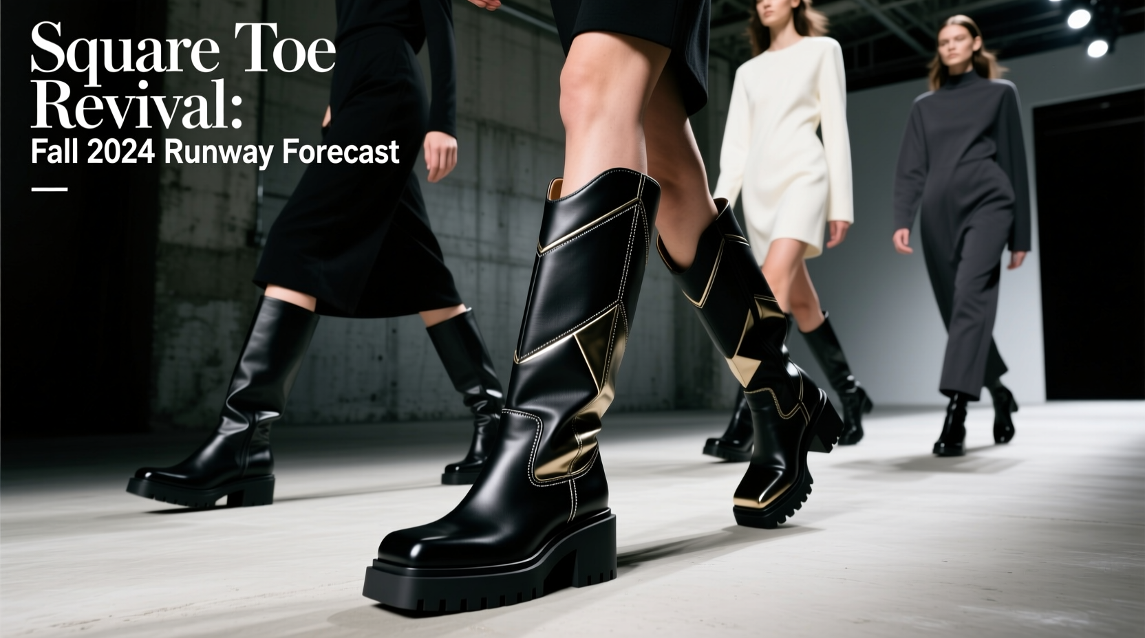 Why Are Square Toe Boots Making A Major Runway Comeback This Fall