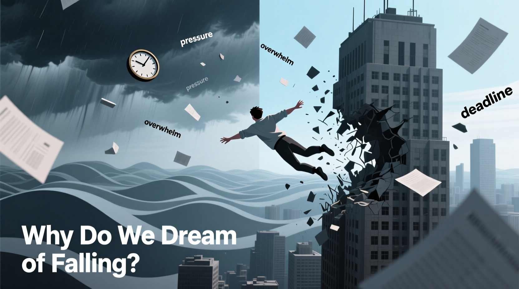 Why Do We Dream About Falling And What Does It Say About Our Stress Levels