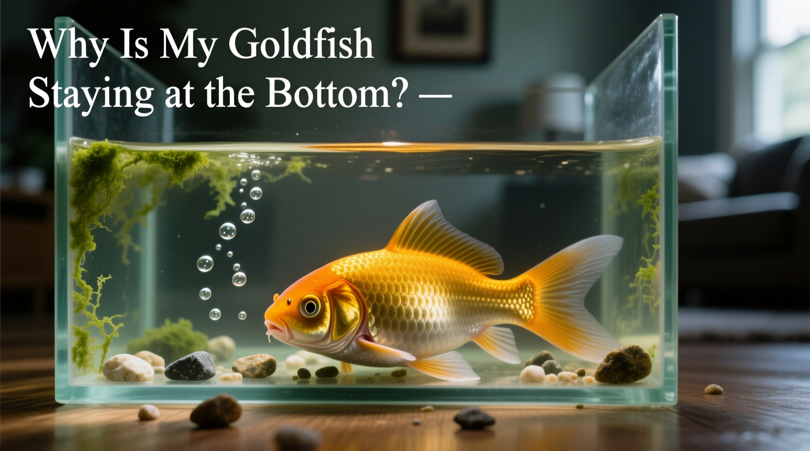 Goldfish Staying At The Bottom Of Tank