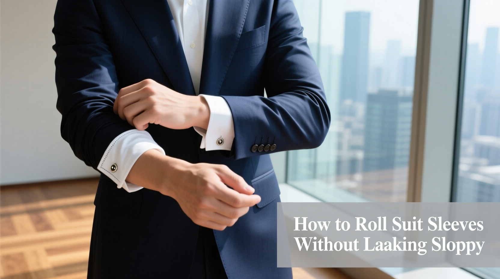 How To Roll Suit Sleeves Without Looking Sloppy