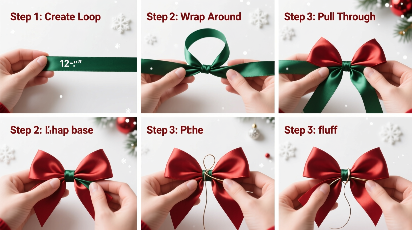 How to Tie Christmas Bows: Step-by-Step Guide
