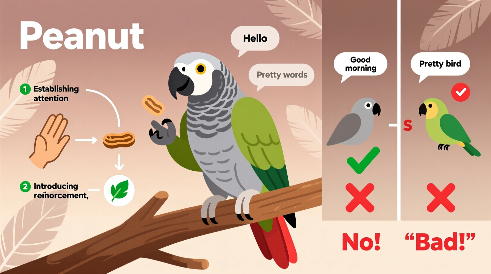 How To Train A Parrot To Talk Without Repeating Unwanted Words