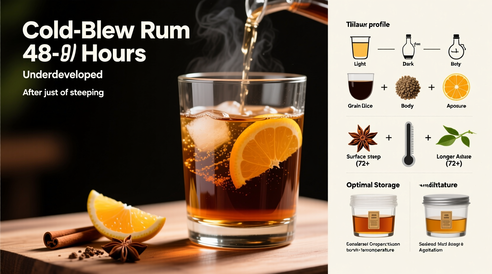 Why Does My Cold-brewed Rum Infusion Taste Thin After Only 48 Hours
