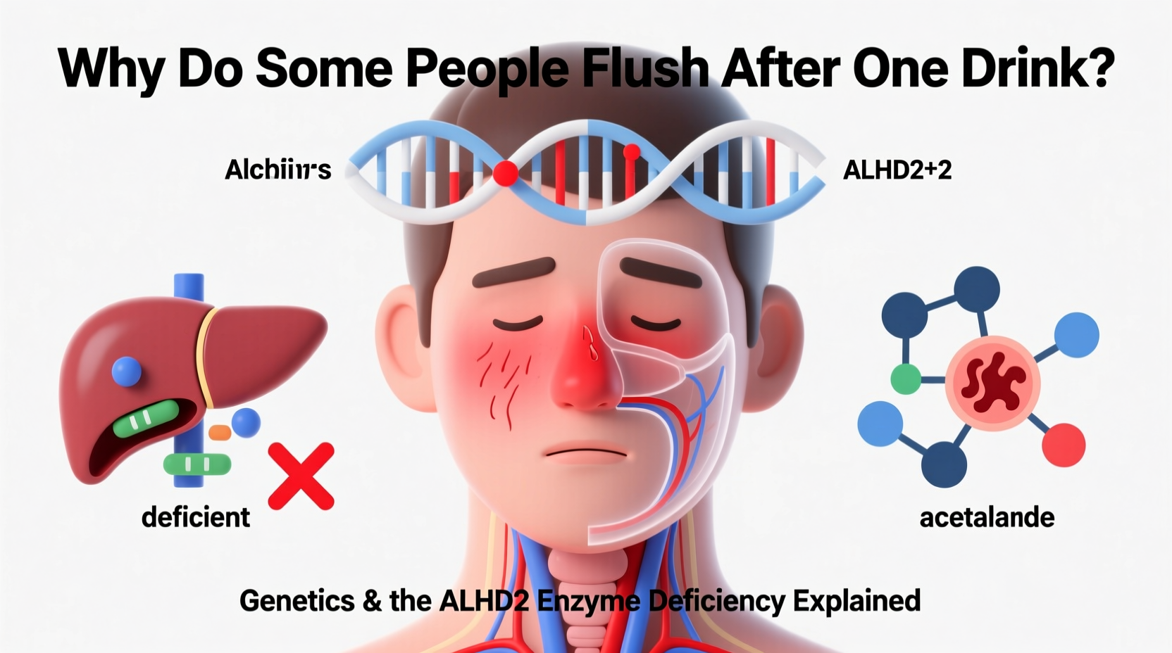 Why Do Some People Get Flushed After One Drink Genetics Explained