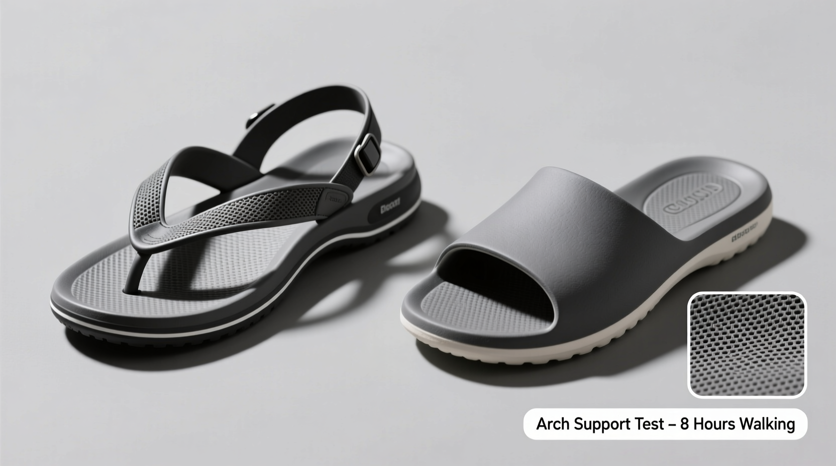 Flip Flops Vs Slides Which Offers Better Arch Support Walking All Day